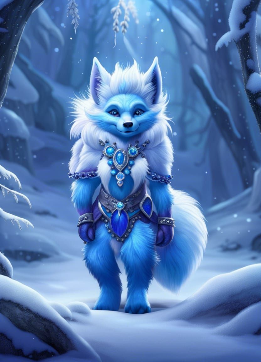 Frosty the Fox - AI Generated Artwork - NightCafe Creator