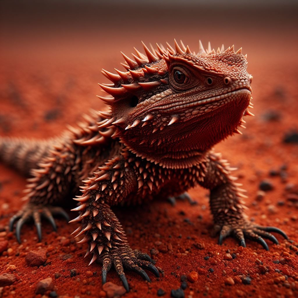 thorny devil lizard - AI Generated Artwork - NightCafe Creator
