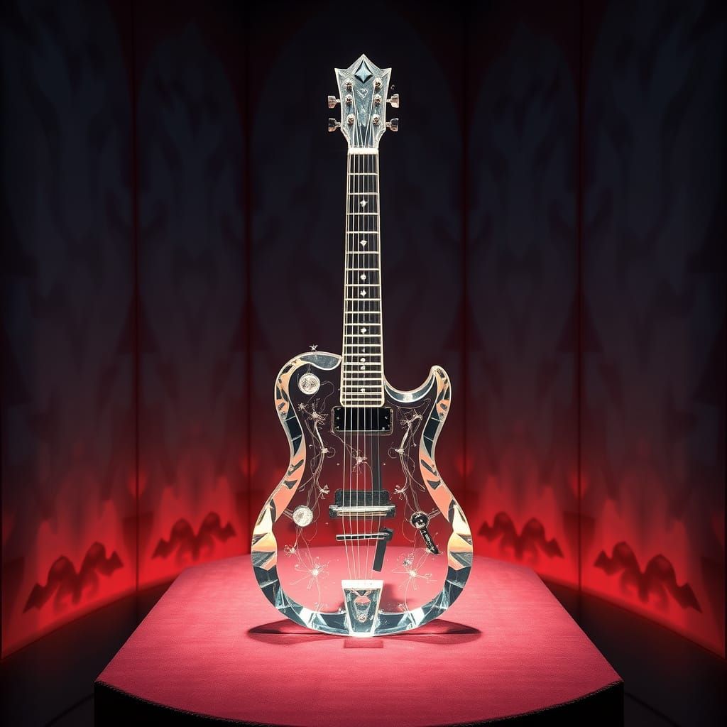 Crystal guitar - Crystal Guitar in a Dreamlike Chamber
