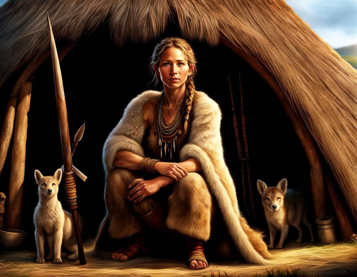 The Wolf Tamer - AI Generated Artwork - NightCafe Creator