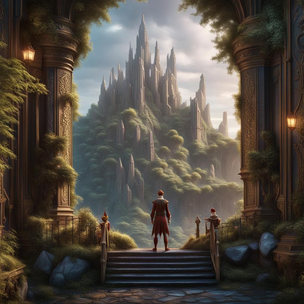 Elf City - AI Generated Artwork - NightCafe Creator