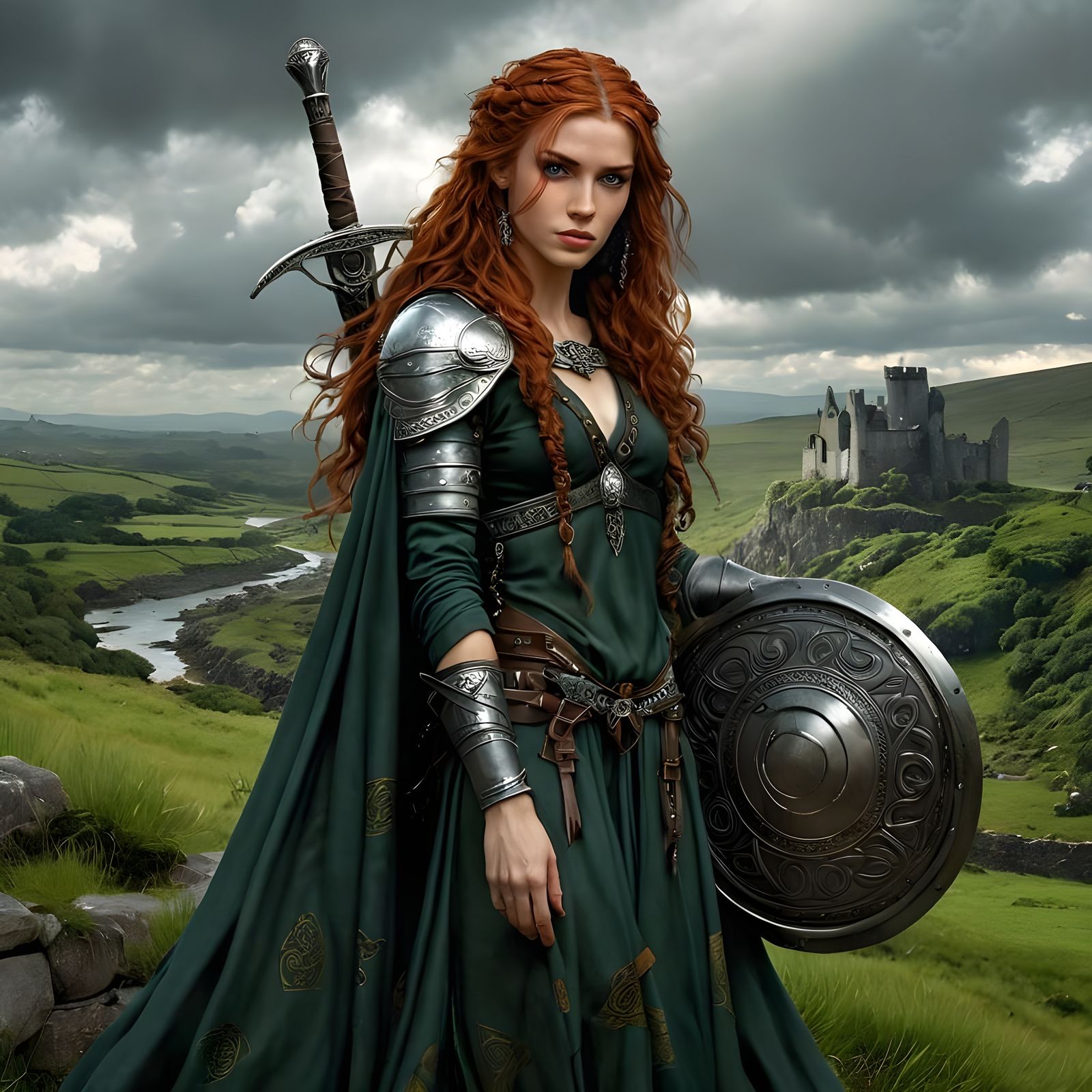 Female Celtic Warrior - Female Celtic Warrior