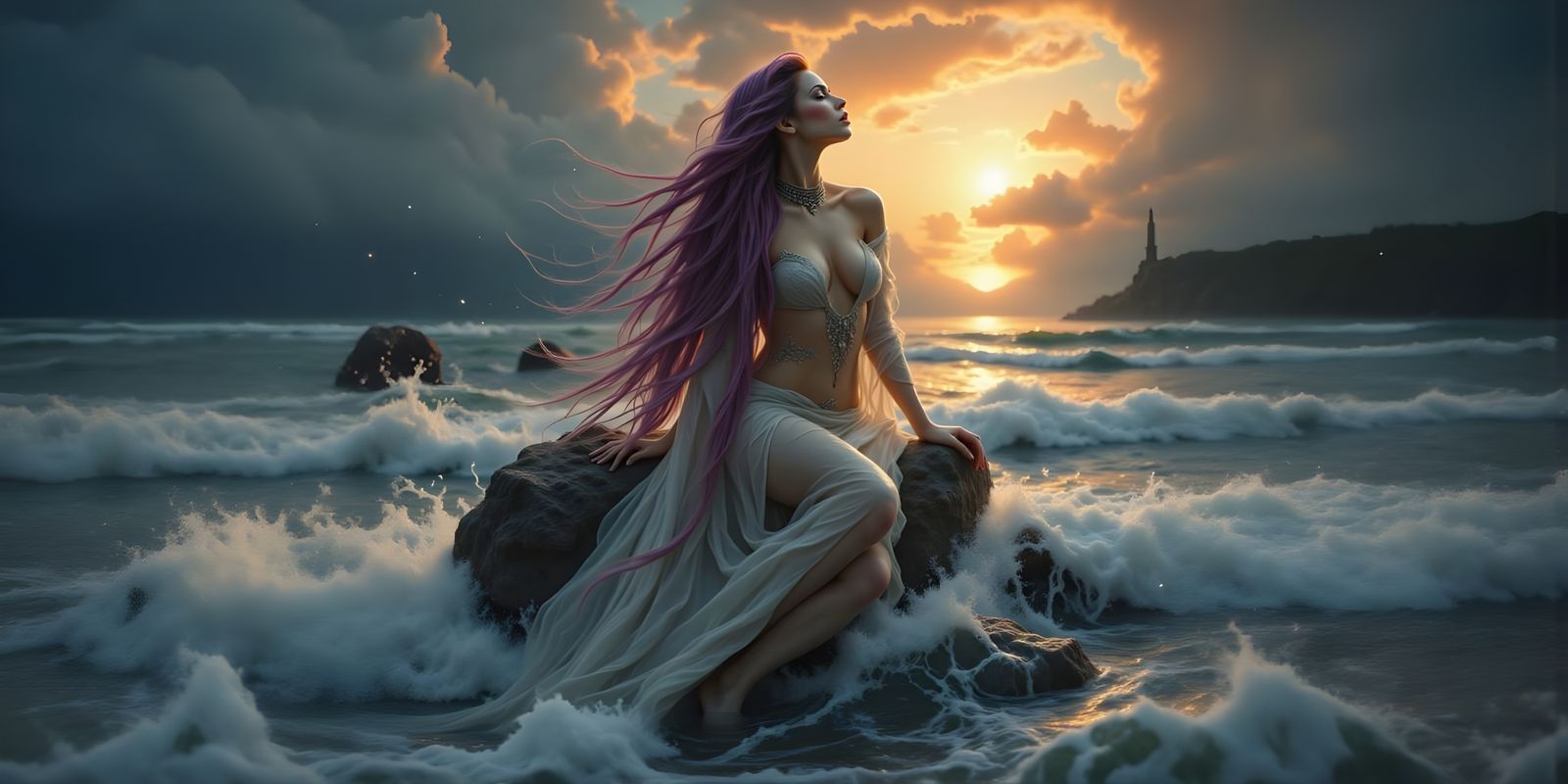 Song of the Banshee V2 - Banshee's Sunrise Song: Art Nouveau...