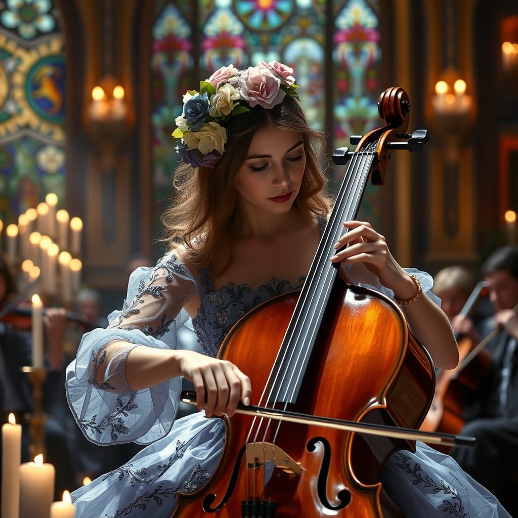 The cello player - The cello player