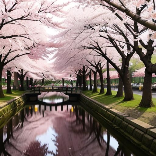 Sakura - AI Generated Artwork - NightCafe Creator