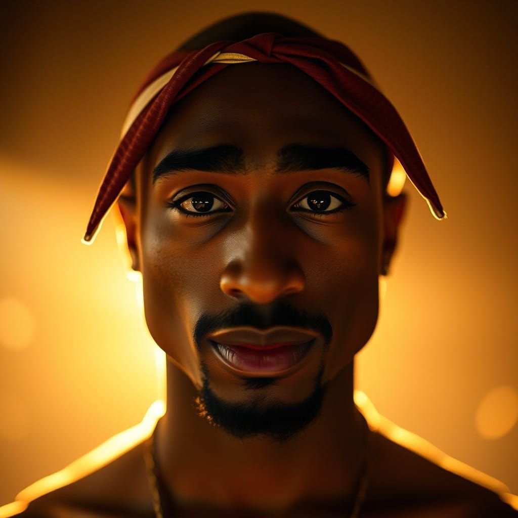 2pac angel - Serenely Lit 2Pac in Angelic Form