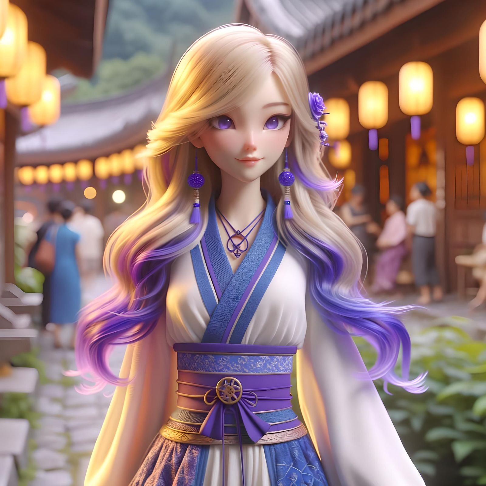 In the land of magic lanterns 2 - AI Generated Artwork - NightCafe Creator