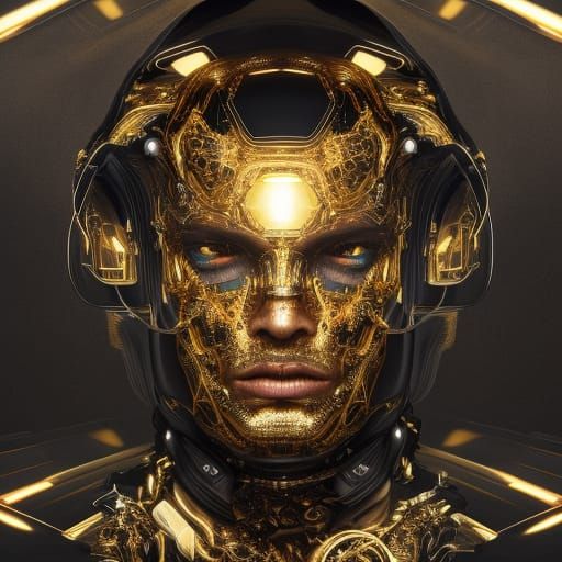 Man Merged with Machine - AI Generated Artwork - NightCafe Creator