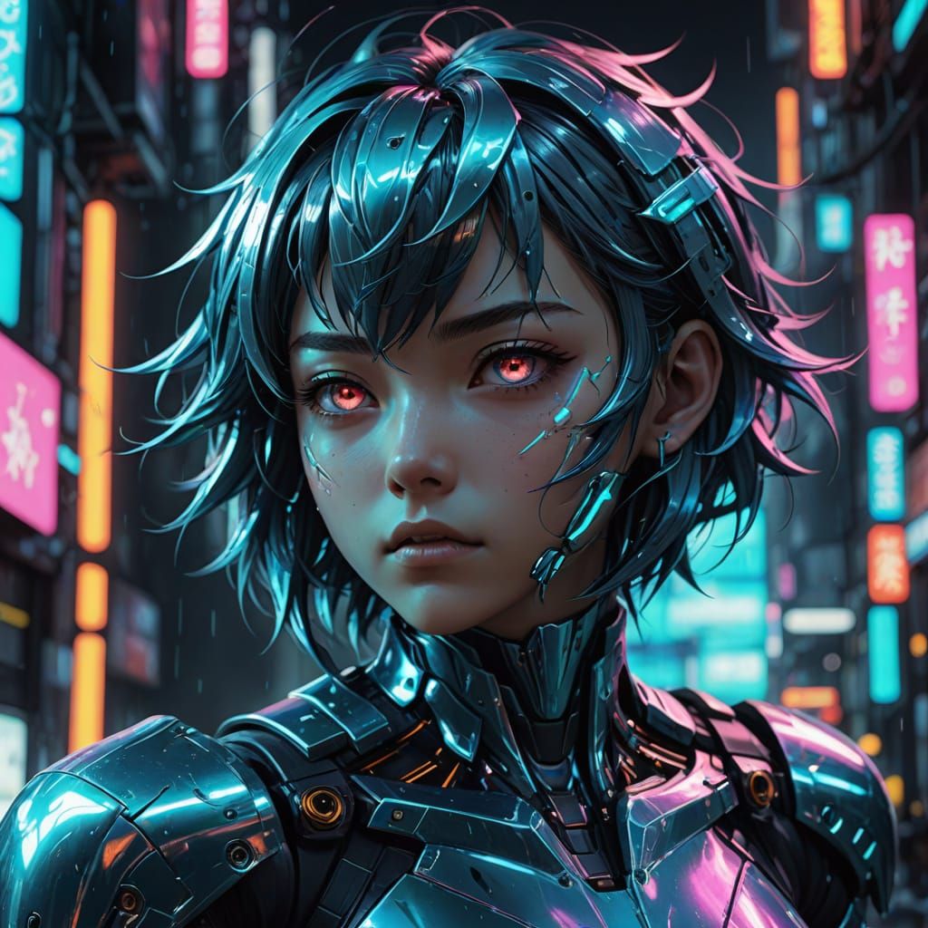 Vibrant Digital Sculpture in Mor and Turkuaz Hues ... - AI Art