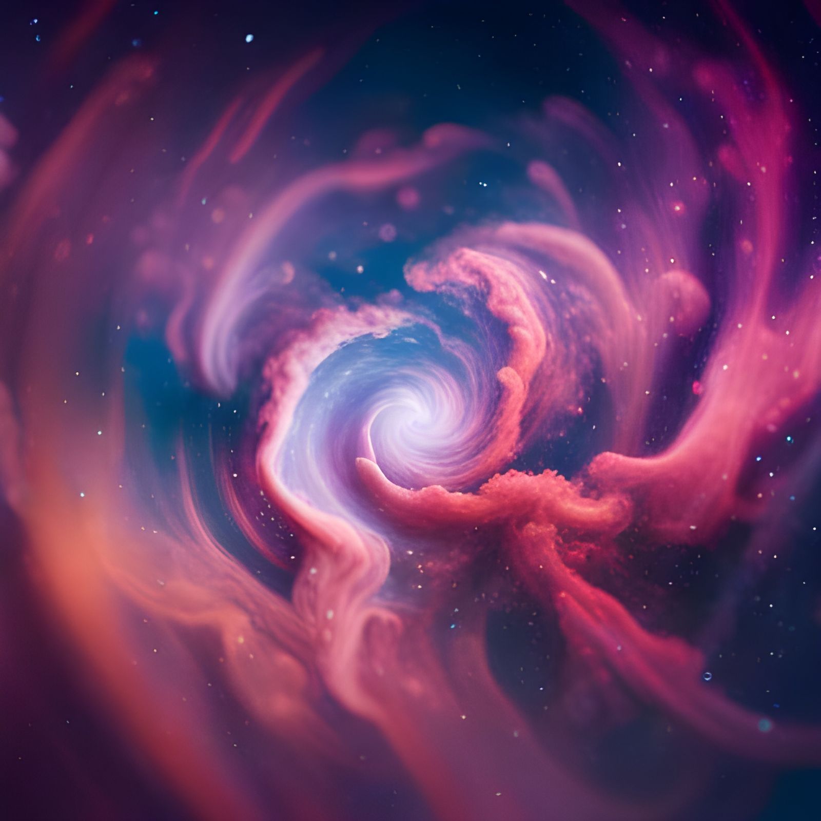 Travelling through a nebula - AI Generated Artwork - NightCafe Creator