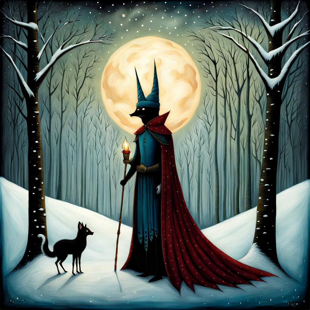 Winter God - AI Generated Artwork - NightCafe Creator