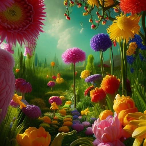 Path to Wonderland - AI Generated Artwork - NightCafe Creator