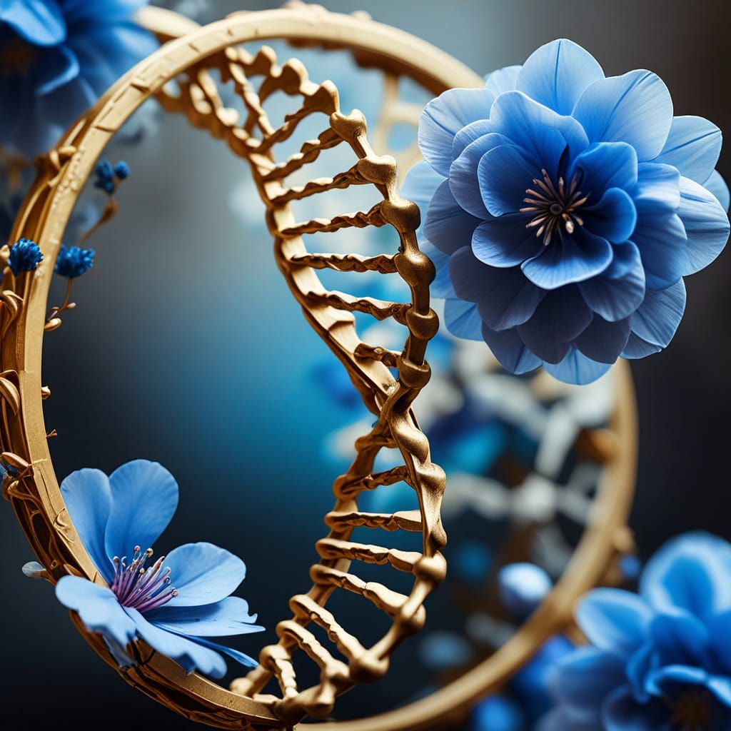 Floral dna helix - Floral dna helix