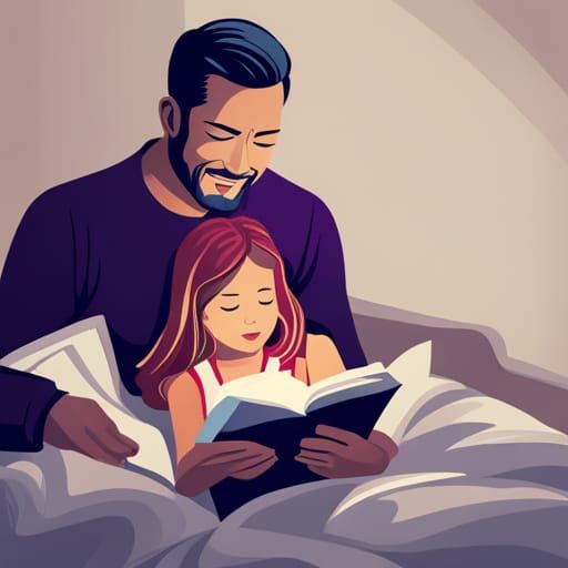 Father Daughter - AI Generated Artwork - NightCafe Creator