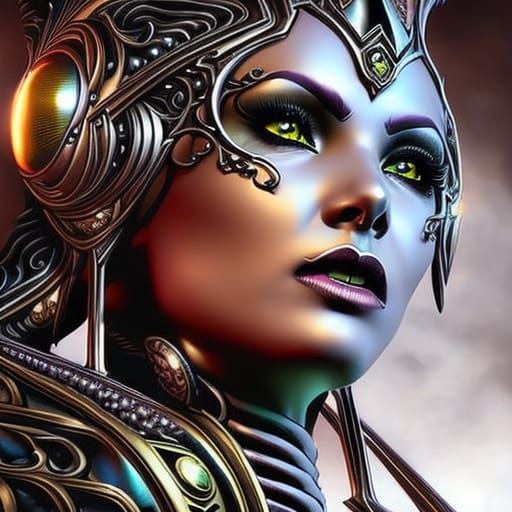 Alien beauty - AI Generated Artwork - NightCafe Creator