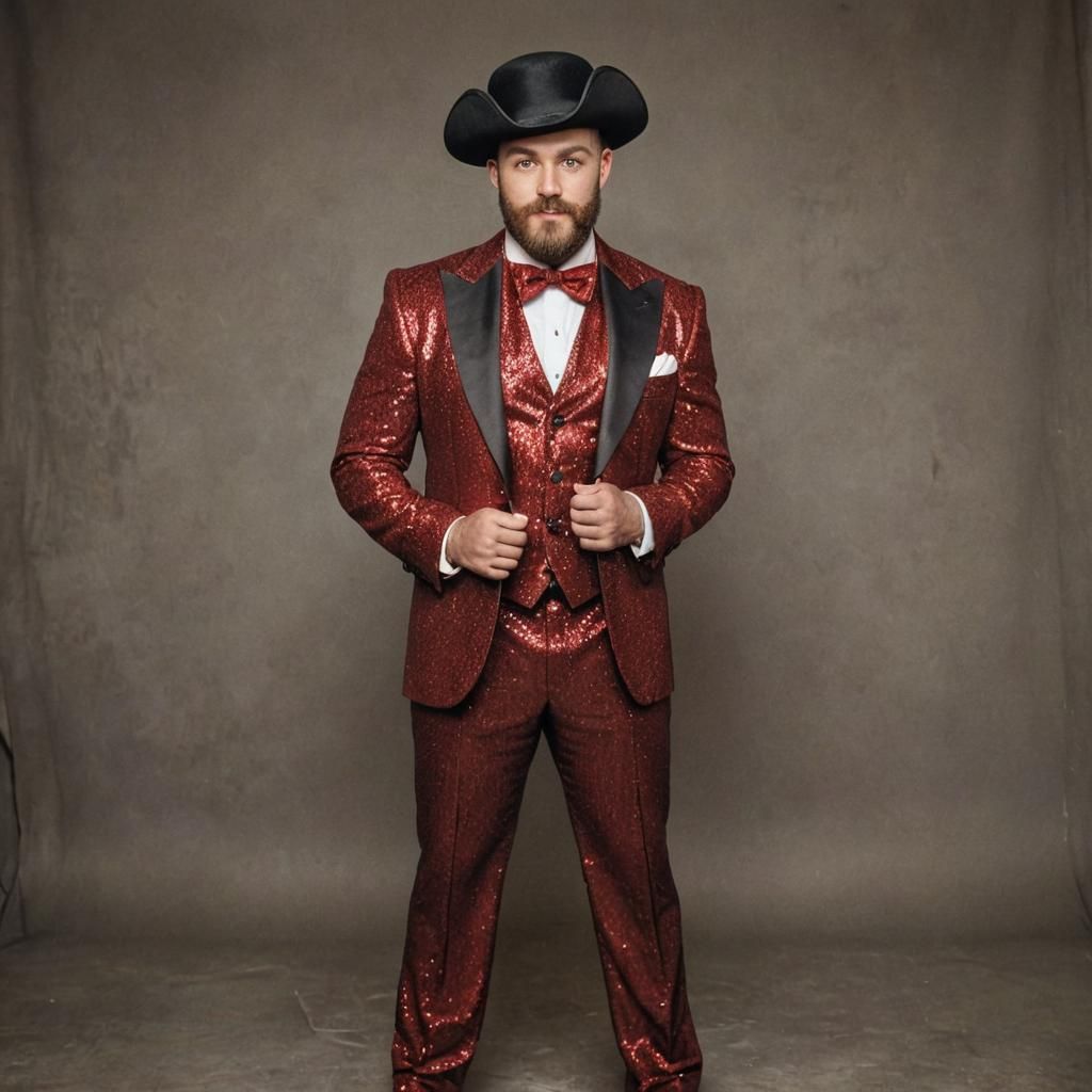 Handsome man in suit - Dapper Chippendale Gentleman in Spark...