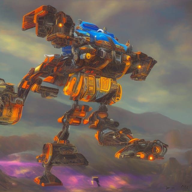 Magic Carpet ultra advanced mech, world class artwork - AI Generated ...