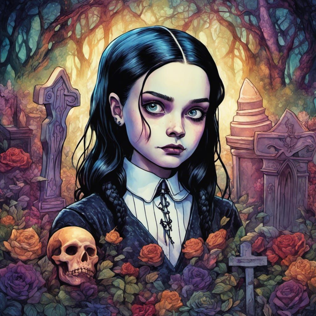 Wednesday - AI Generated Artwork - NightCafe Creator