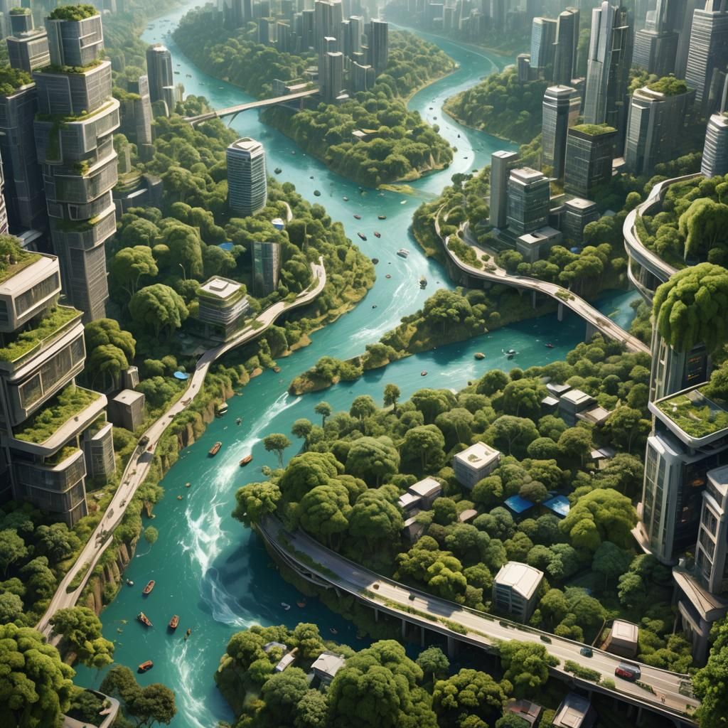 "Imagine a world where humans have evolved to live in harmony with ...