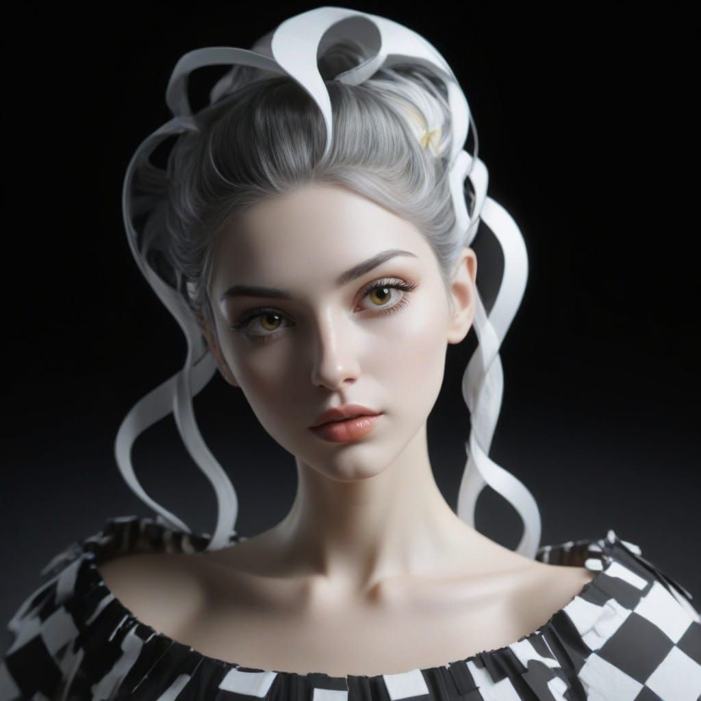 Vibrant Little Planet Cityscape in Papercut Comic ... - AI Art