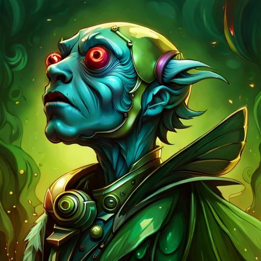 Insectoid fantasy race - AI Generated Artwork - NightCafe Creator