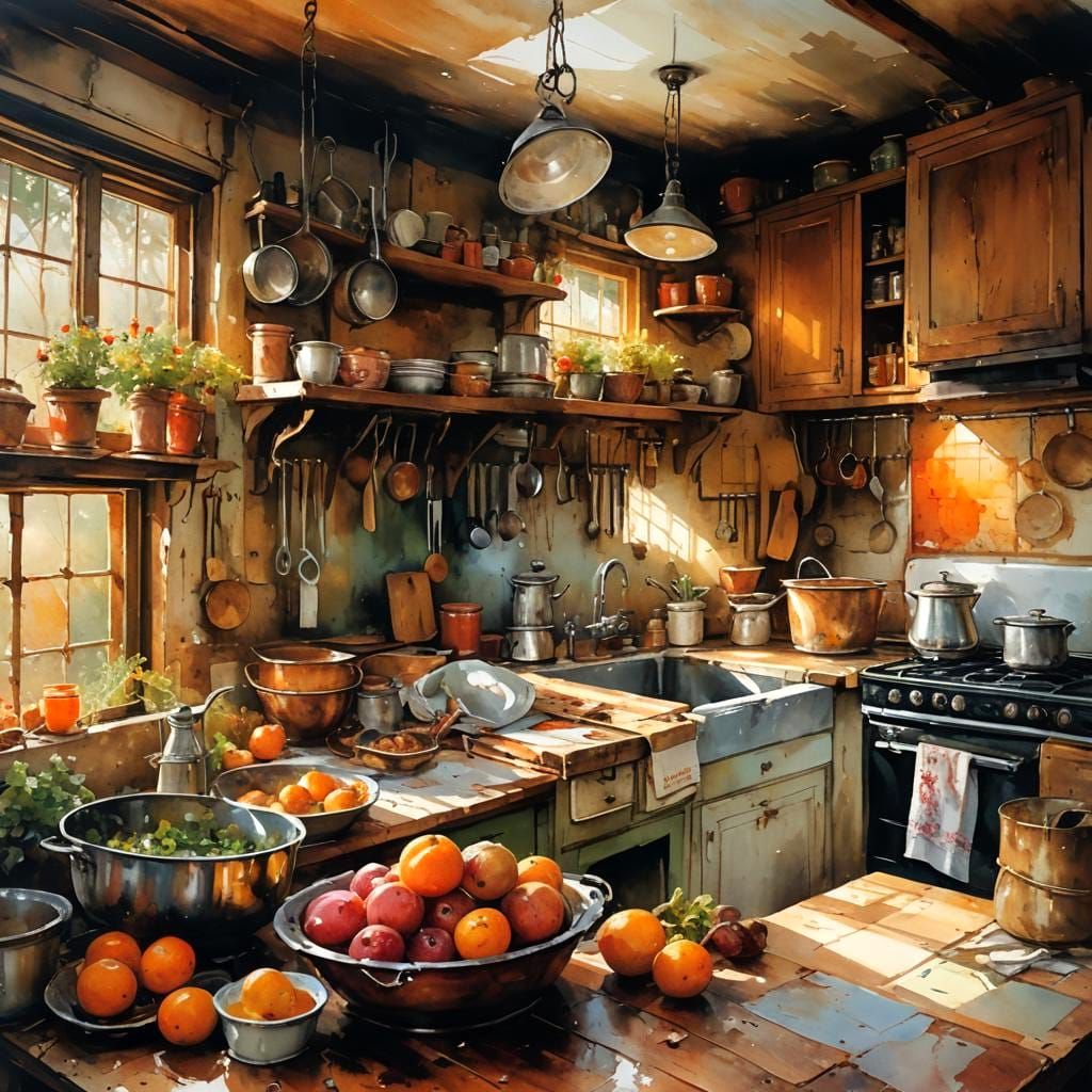 Country Blessings - AI Generated Artwork - NightCafe Creator