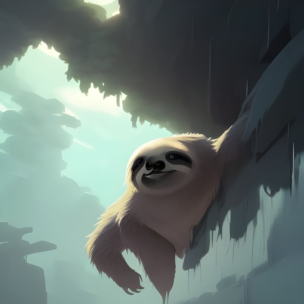 sloth - AI Generated Artwork - NightCafe Creator