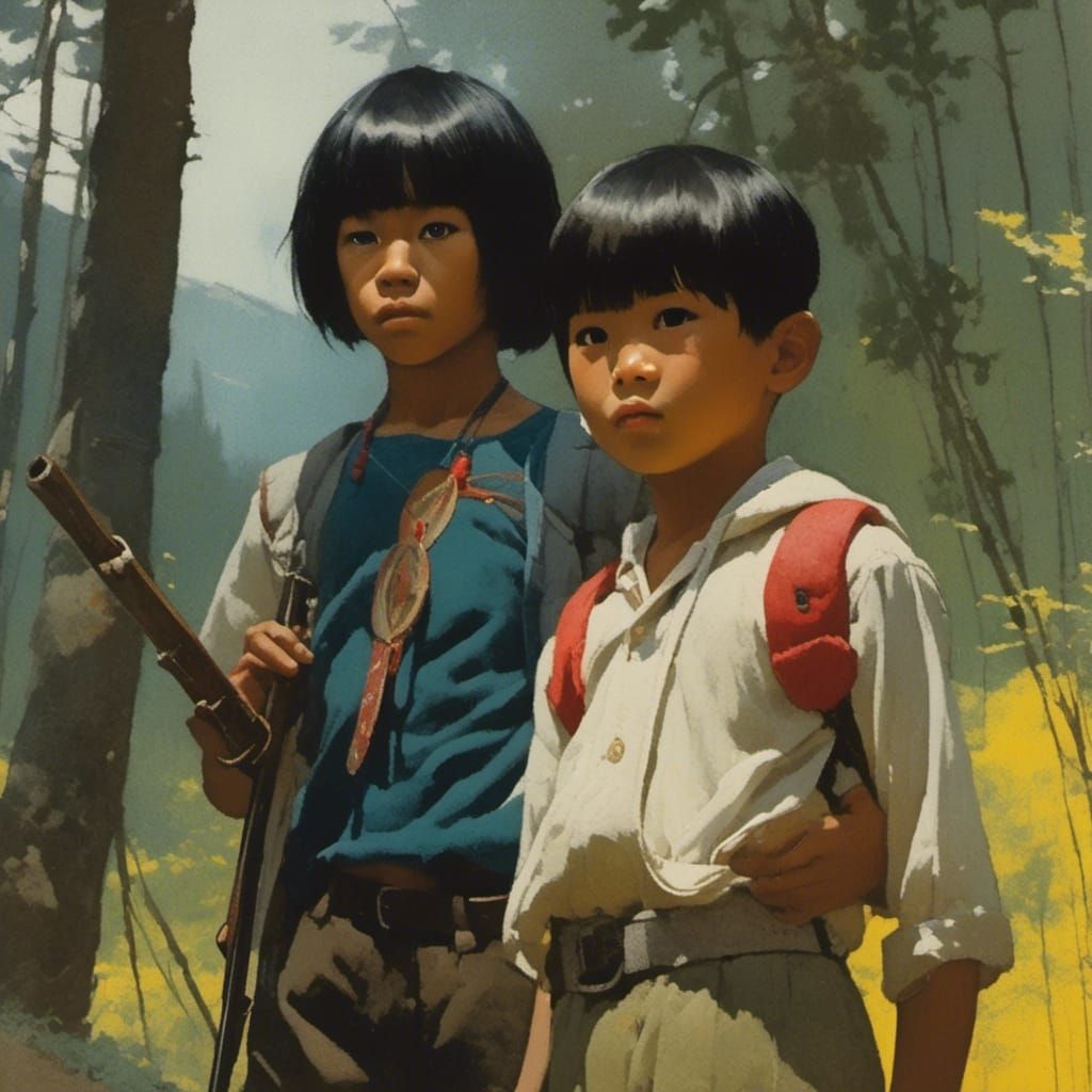 war orphans - AI Generated Artwork - NightCafe Creator