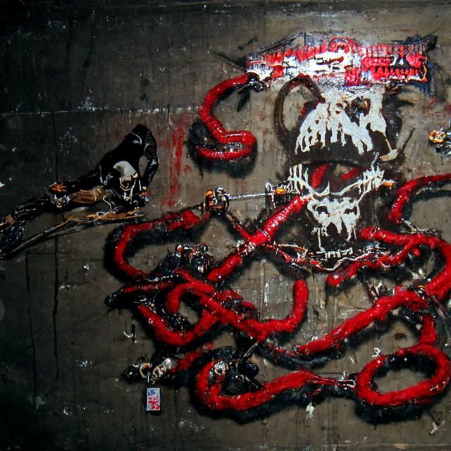 An advertising painting promoting new Hell's slogan 'Lower Your ...