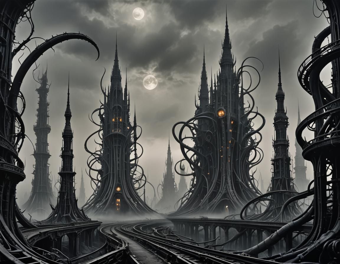 Twisted World - AI Generated Artwork - NightCafe Creator