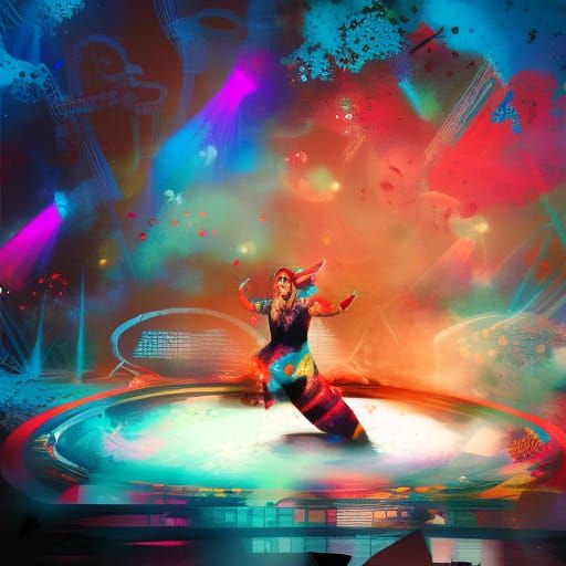 entertainment stage performance - AI Generated Artwork - NightCafe Creator