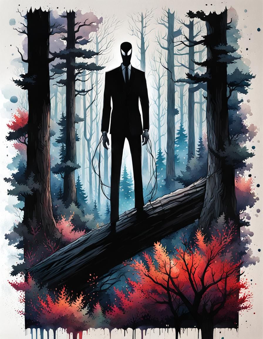 The Man Who is Slender - AI Generated Artwork - NightCafe Creator