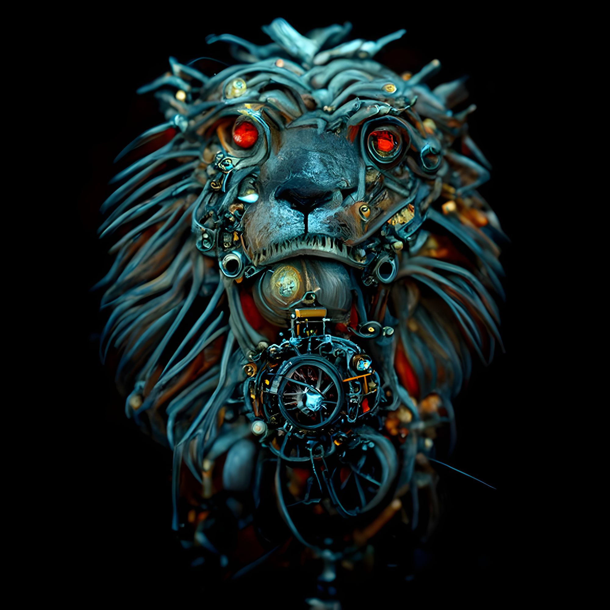 Clockwork LION : r/nightcafe