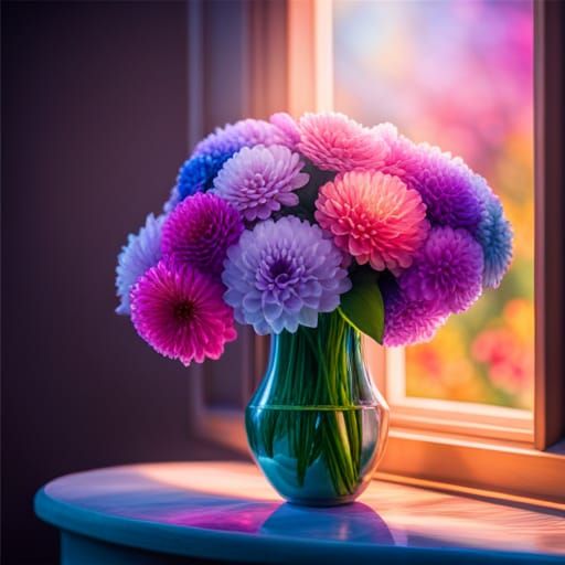 Flowers - AI Generated Artwork - NightCafe Creator