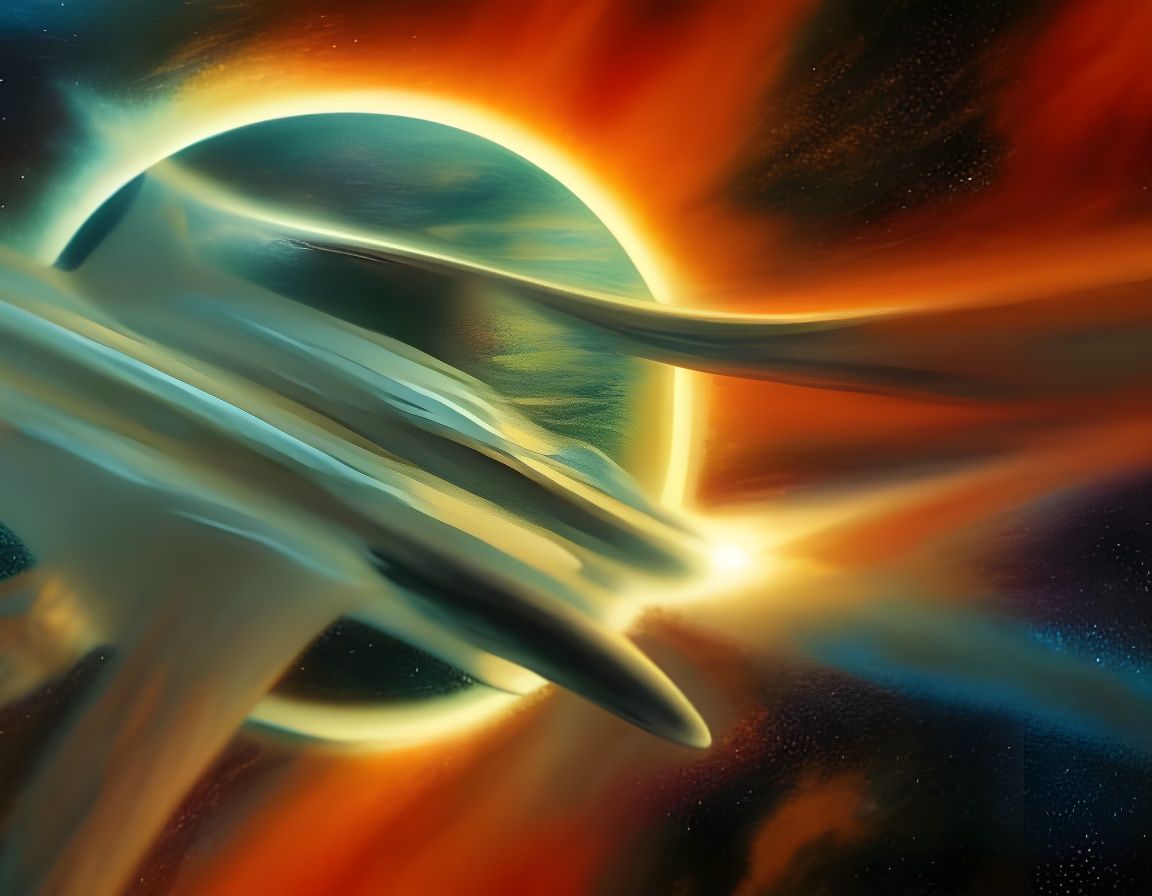 Exploding Planets - AI Generated Artwork - NightCafe Creator