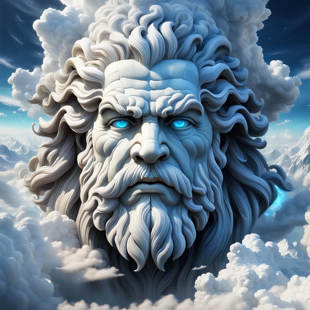 Zeus face - AI Generated Artwork - NightCafe Creator