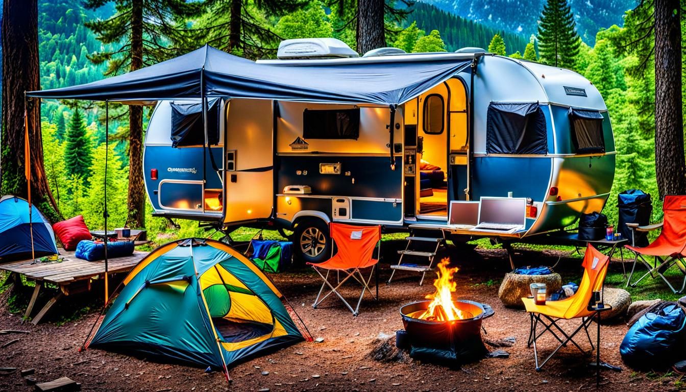 The Perfect Camping Setup - AI Generated Artwork - NightCafe Creator