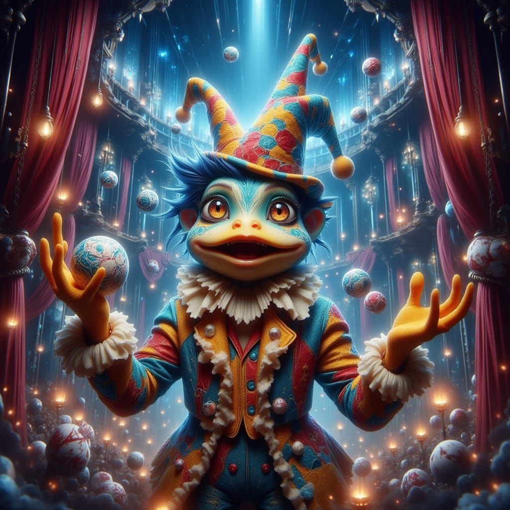 Surprised Frog Jester