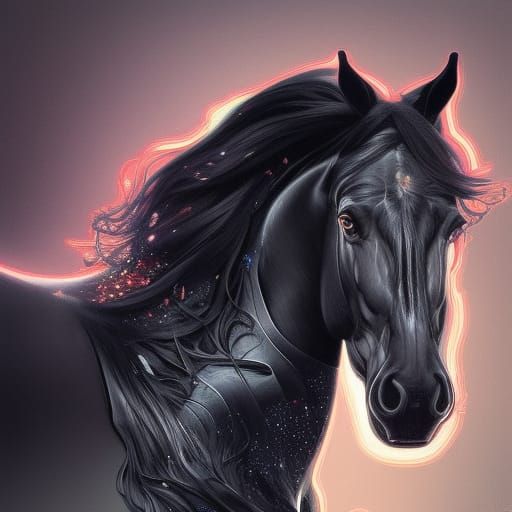 Magic stallion - AI Generated Artwork - NightCafe Creator