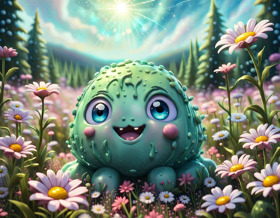 Squishy Slime Monster - AI Generated Artwork - NightCafe Creator