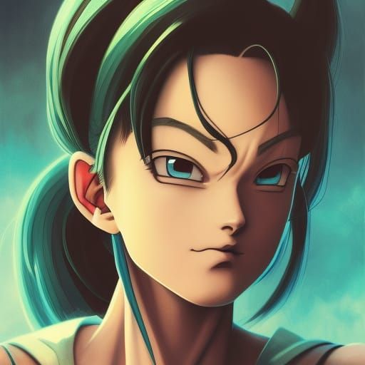 DBZ Lady 1 - AI Generated Artwork - NightCafe Creator