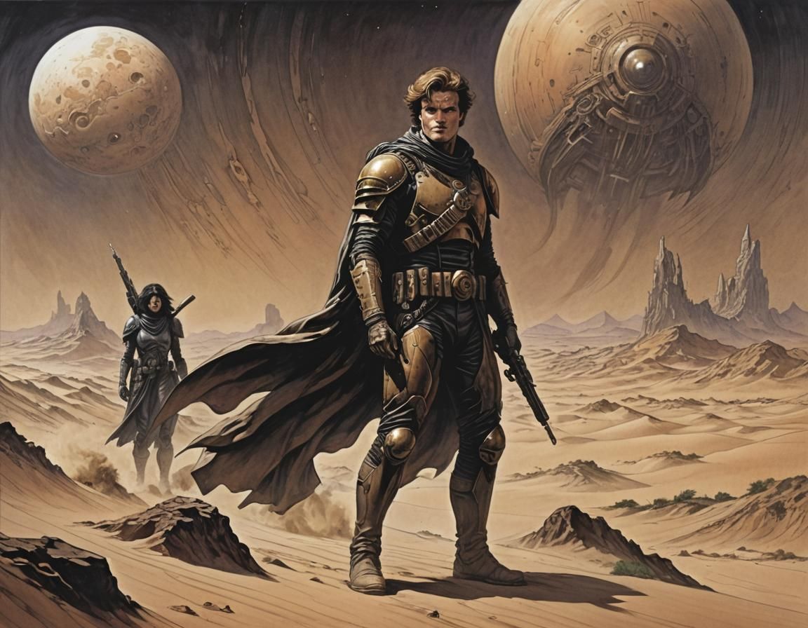 Frank Herbert's Dune by Jim Lee - AI Generated Artwork - NightCafe Creator