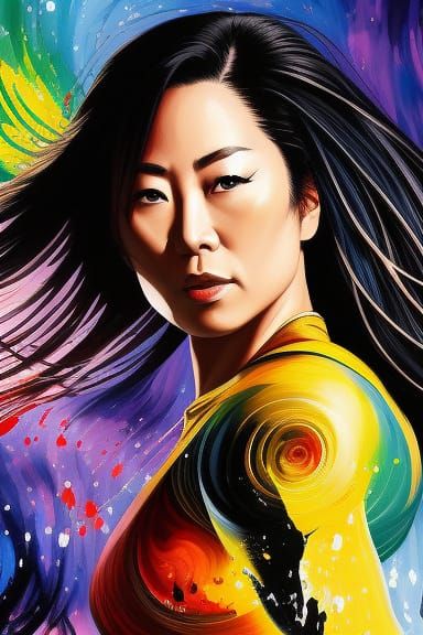 Michiko Nishiwaki #8 - AI Generated Artwork - NightCafe Creator