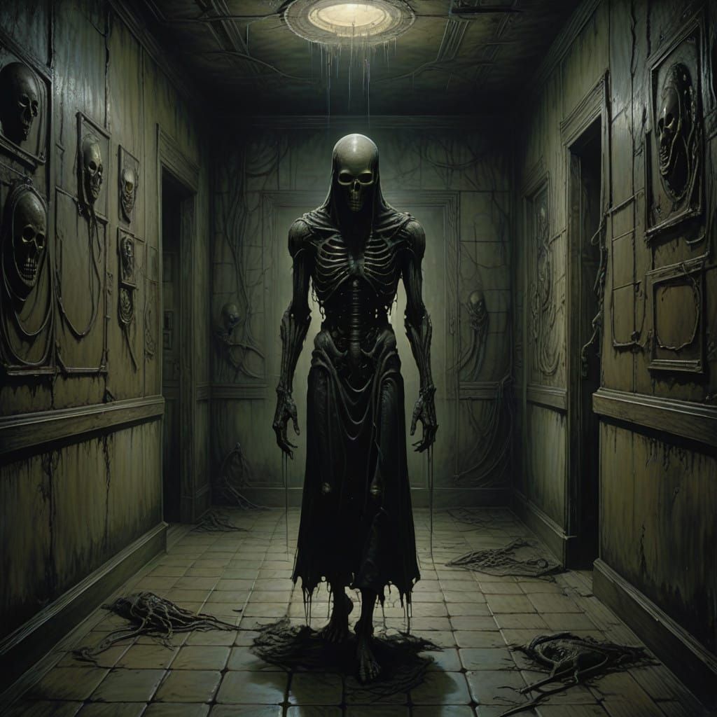 Shadow Game - Mysterious Figure Lurks in Shadows, Hidden in ...