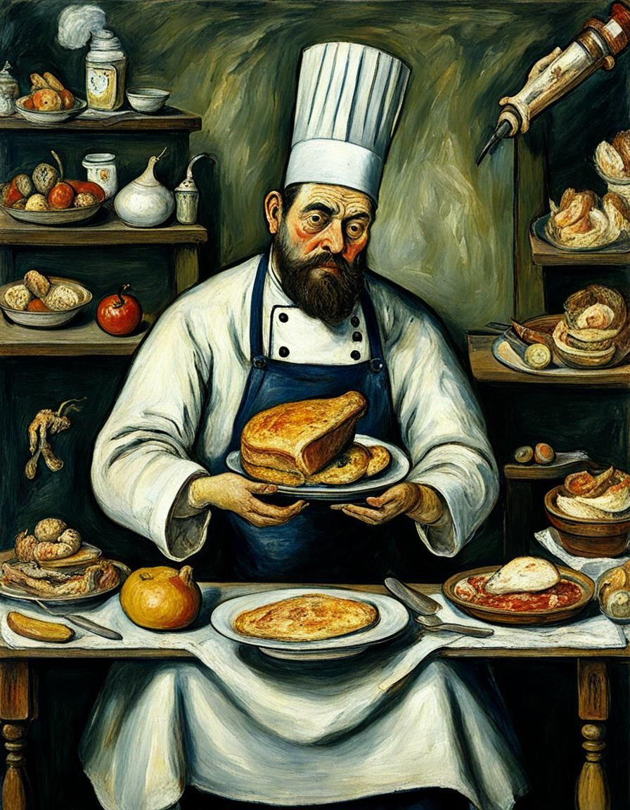 The 'Famous Chef' series ___ #4 - AI Generated Artwork - NightCafe Creator