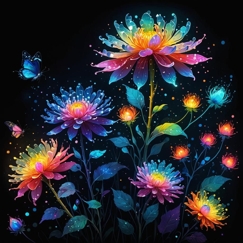 Blue Morpho - AI Generated Artwork - NightCafe Creator