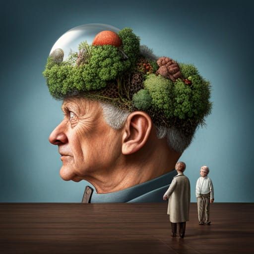 surreal 3d mixed media macro photography live, laugh, lobotomy ...