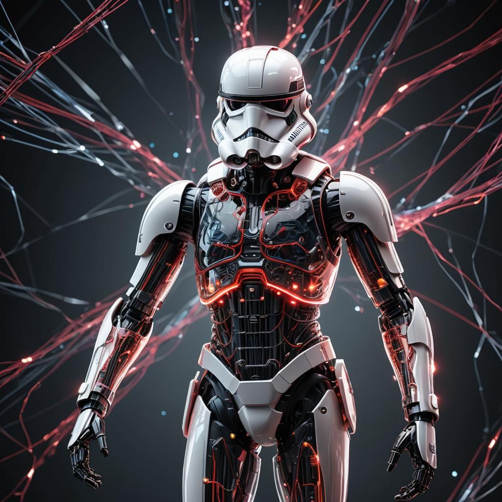 Cyber-Stormtrooper ... - AI Generated Artwork - NightCafe Creator