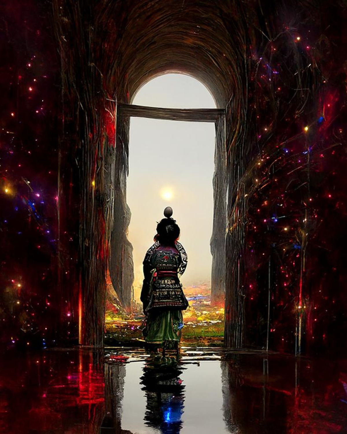 Becoming One with Nature - AI Generated Artwork - NightCafe Creator