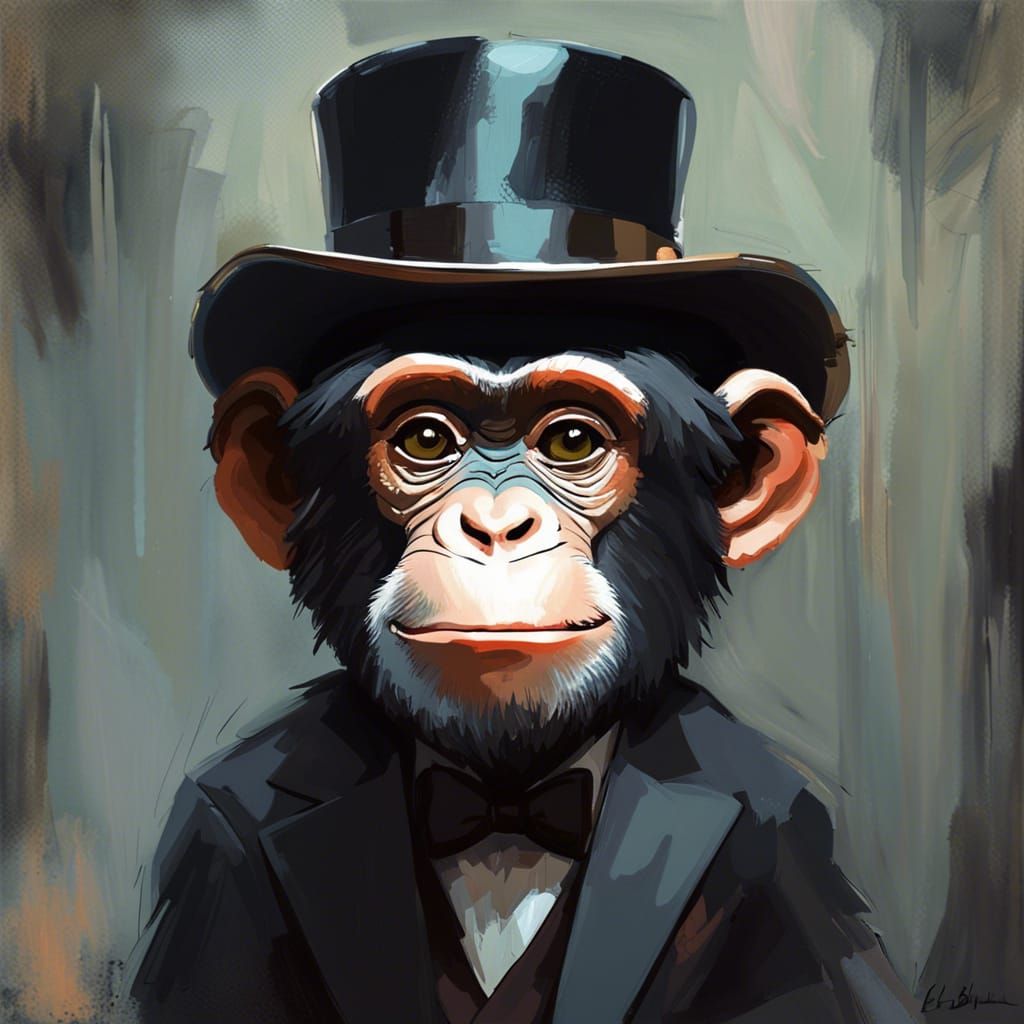 Chimp - AI Generated Artwork - NightCafe Creator
